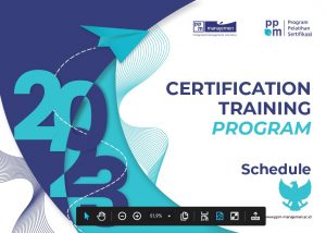 PPM Manajemen-Certification Training Program Schedule 2023 - PPM Manajemen